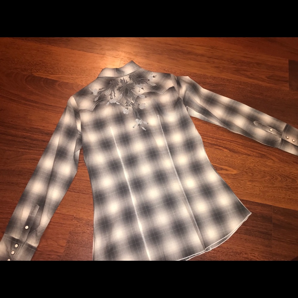 Stetson Pearl Snap With Embroidered Details - Gem